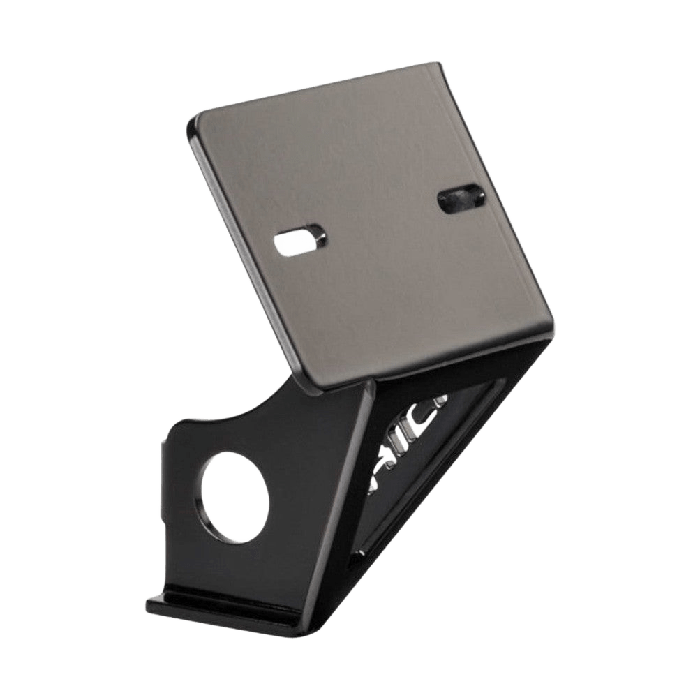 Rick's Side License Plate Bracket / Gloss Black - Softail 00-07